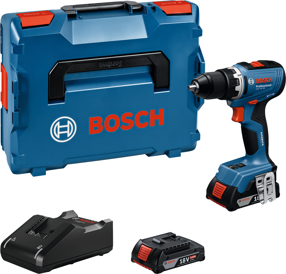 Bosch Skruvdragare GSR 18V-65 2X5Ah L-Boxx - Bosch skruvdragare - Duab