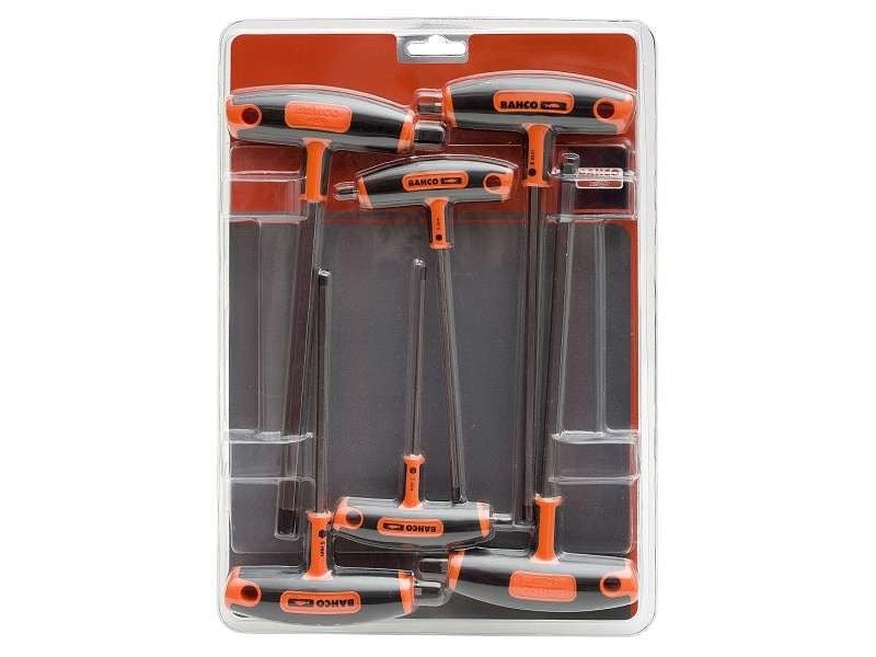 Bahco Insexnyckel 903T-1 i sats 3-10mm med T-handtag 6 delar ...