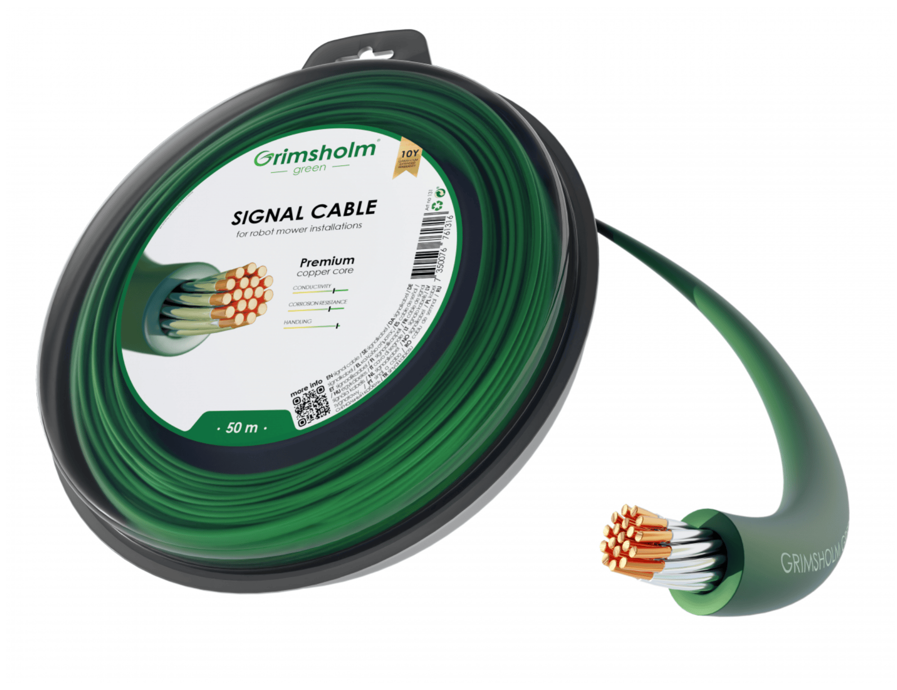 Grimsholm Signalkabel Premium (kopparkärna) 50m - Tillbehör - Duab