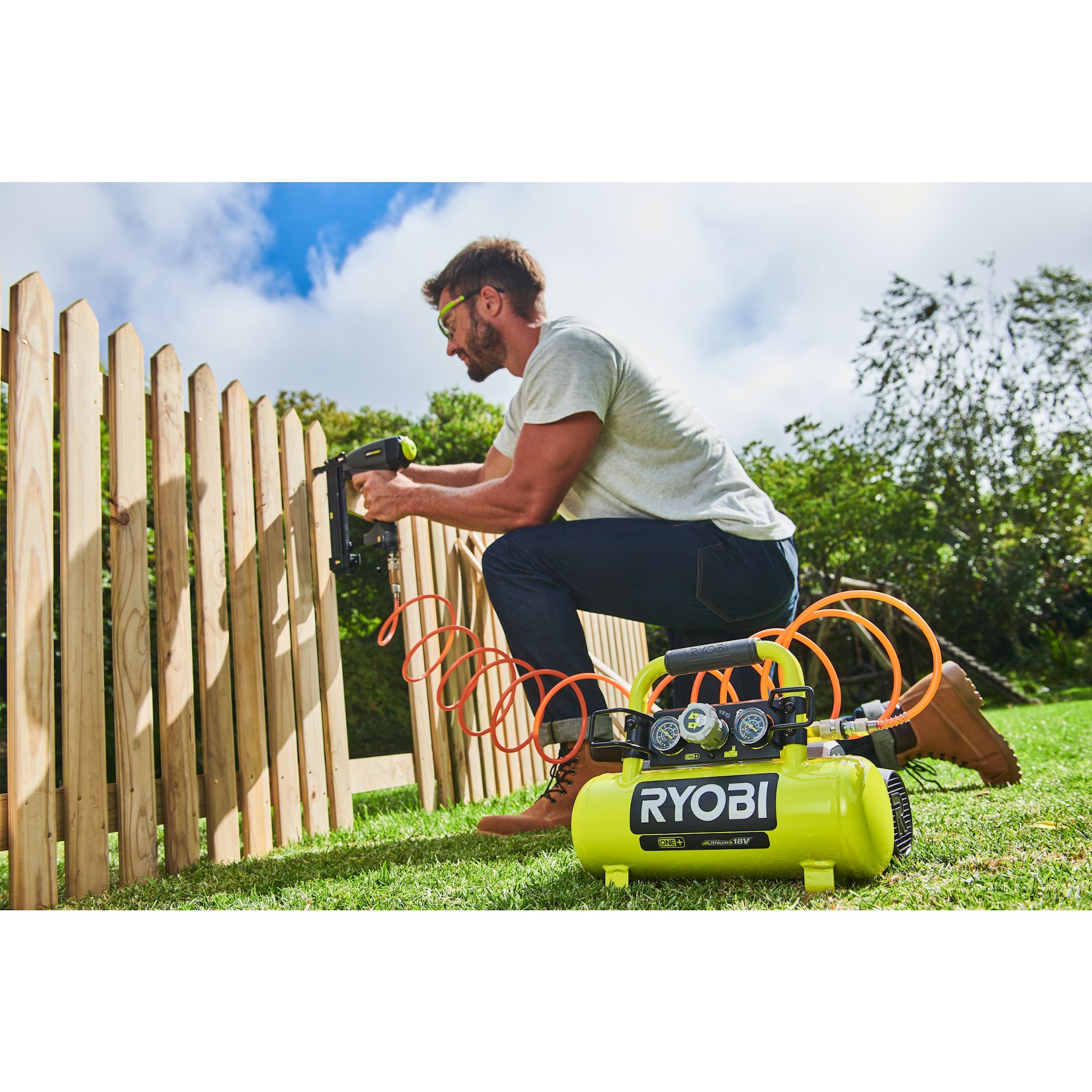 Ryobi Kompressor 18V R18AC-0 - Kompressor - Duab